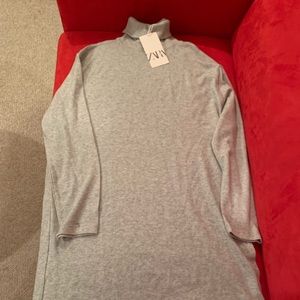 Zara | Dresses | Zara Soft Turtle Neck Dress | Poshmark